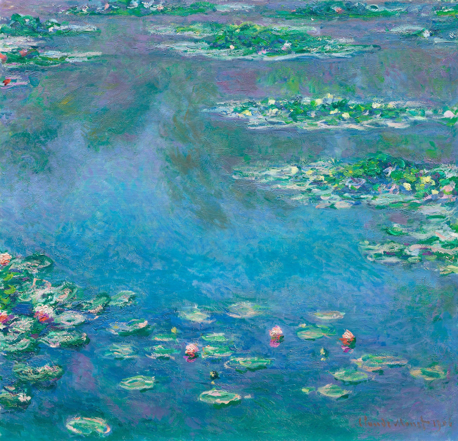 Monet’s Water Lilies | Famous Series & Art Reproductions – Blue Surf Art