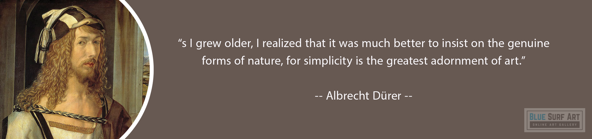 Albrecht Dürer – Blue Surf Art