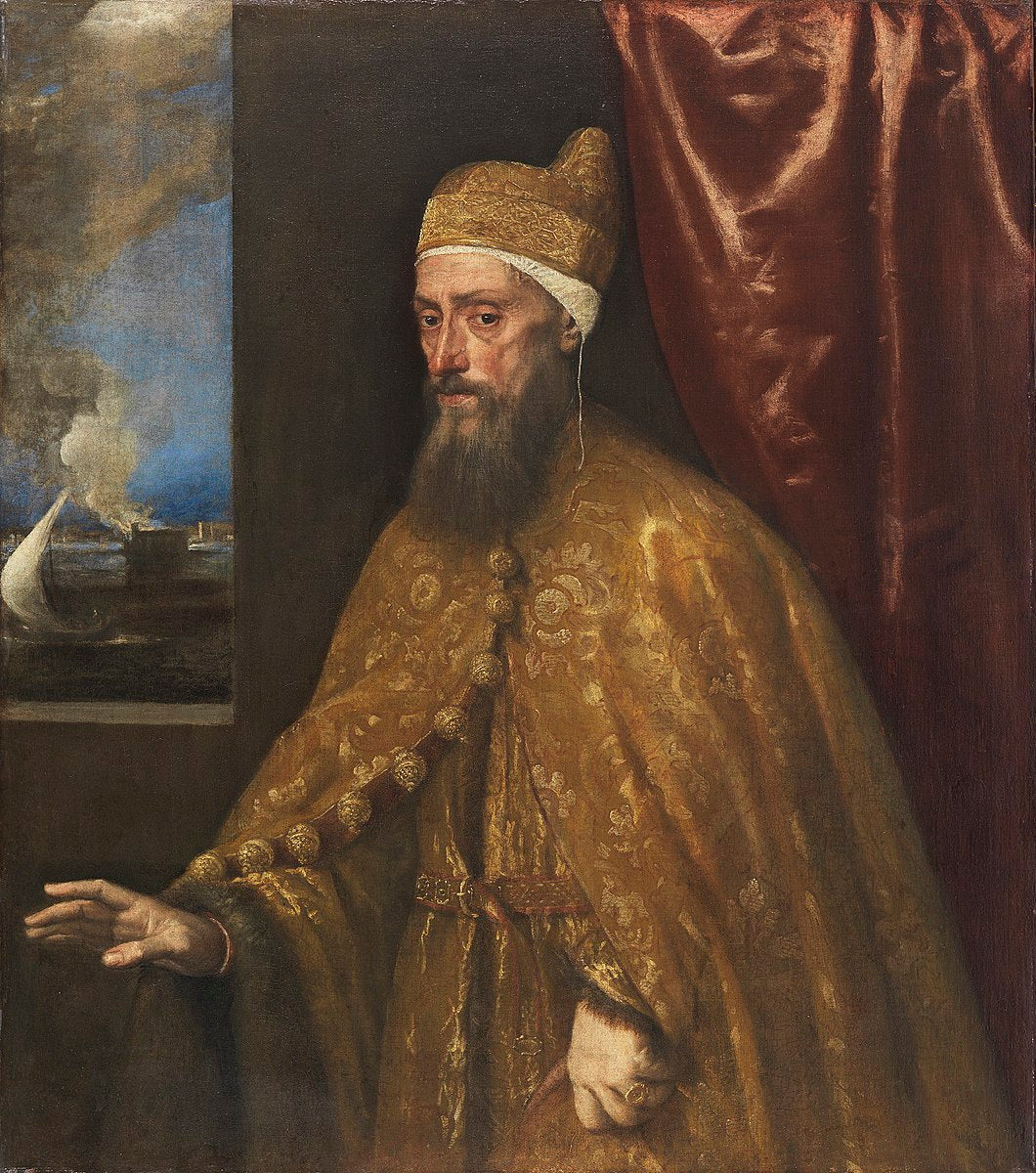 Portrait of Doge Francesco Venier by Titian – Thyssen-Bornemisza ...