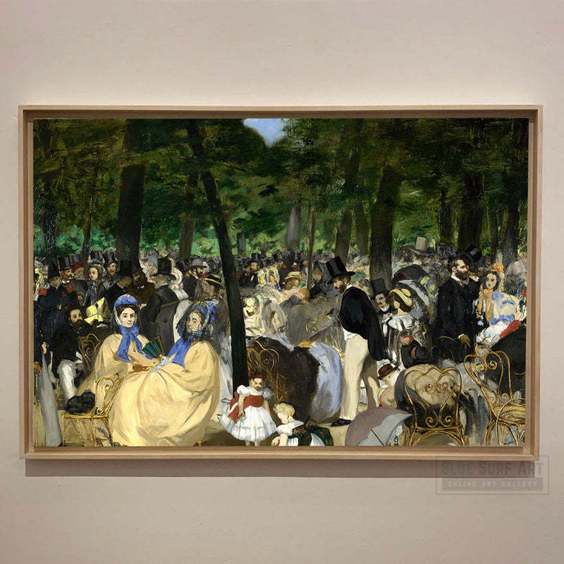 Edouard Manet Music In The Tuileries