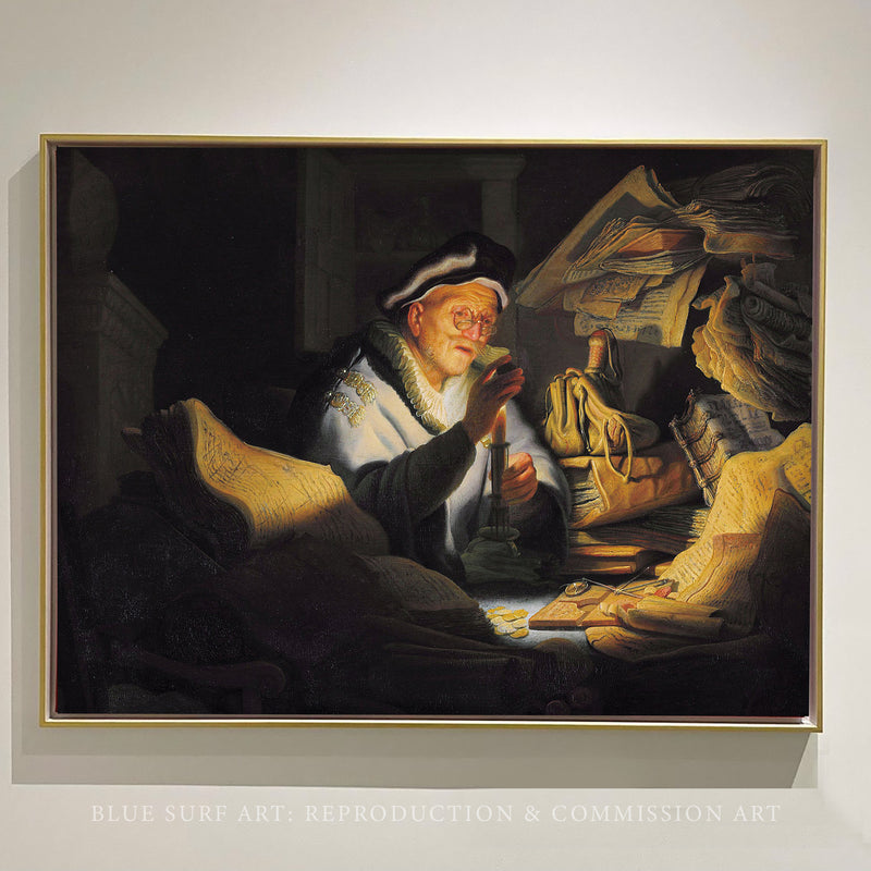 The Parable of the Rich Fool Painting by Rembrandt Reproduction for ...