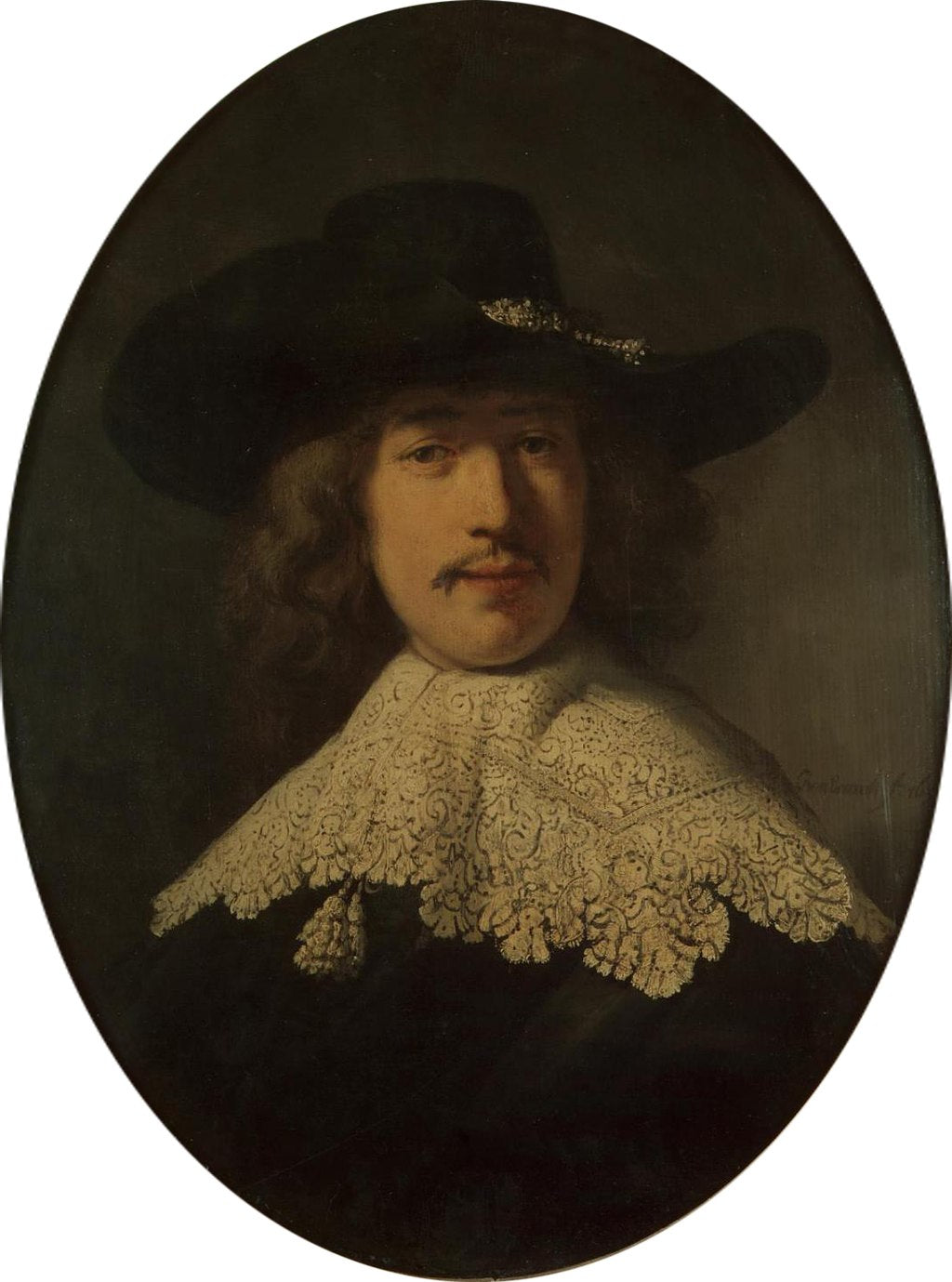 Portrait of a Young Bachelor Painting by Rembrandt Oil on Canvas ...